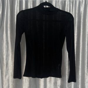 Mangopop | Tops | Nwt Mangopop Sheer Long Sleeve Top | Poshmark